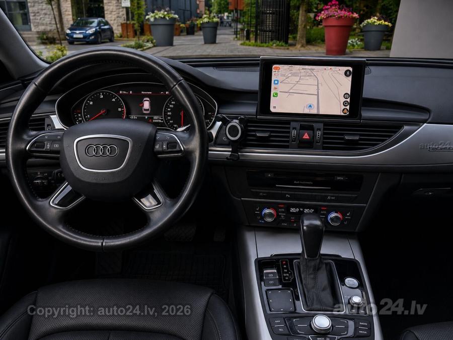 Blue Audi A6 2015 in Tallinn, with an engine capacity of 3.00 L and mileage of 310 thousand km for 14500 €, photo 12 on AUTOMOTO.COM.LV