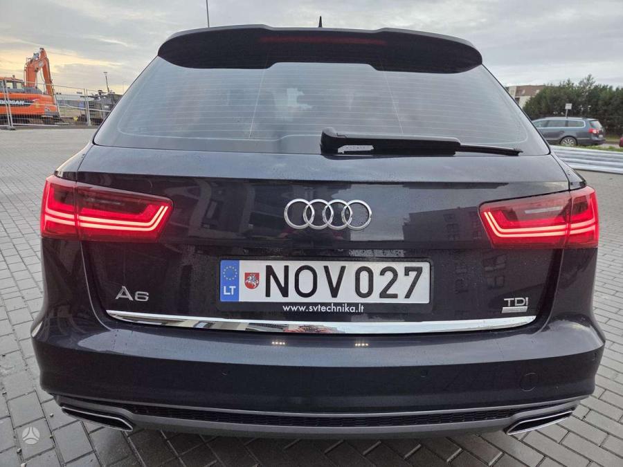 Blue Audi A6 2015 in Kaunas, with an engine capacity of 1.97 L and mileage of 271 thousand km for 14500 €, photo 8 on AUTOMOTO.COM.LV