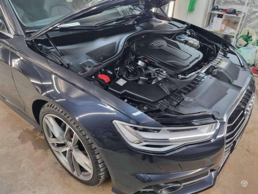 Blue Audi A6 2015 in Kaunas, with an engine capacity of 1.97 L and mileage of 271 thousand km for 14500 €, photo 12 on AUTOMOTO.COM.LV
