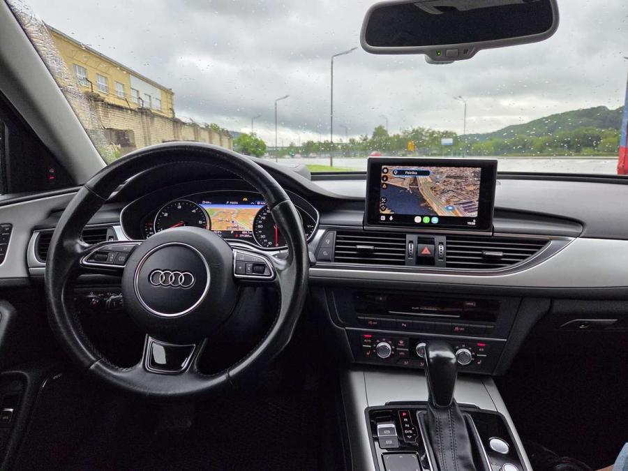 Blue Audi A6 2015 in Kaunas, with an engine capacity of 1.97 L and mileage of 271 thousand km for 14500 €, photo 13 on AUTOMOTO.COM.LV