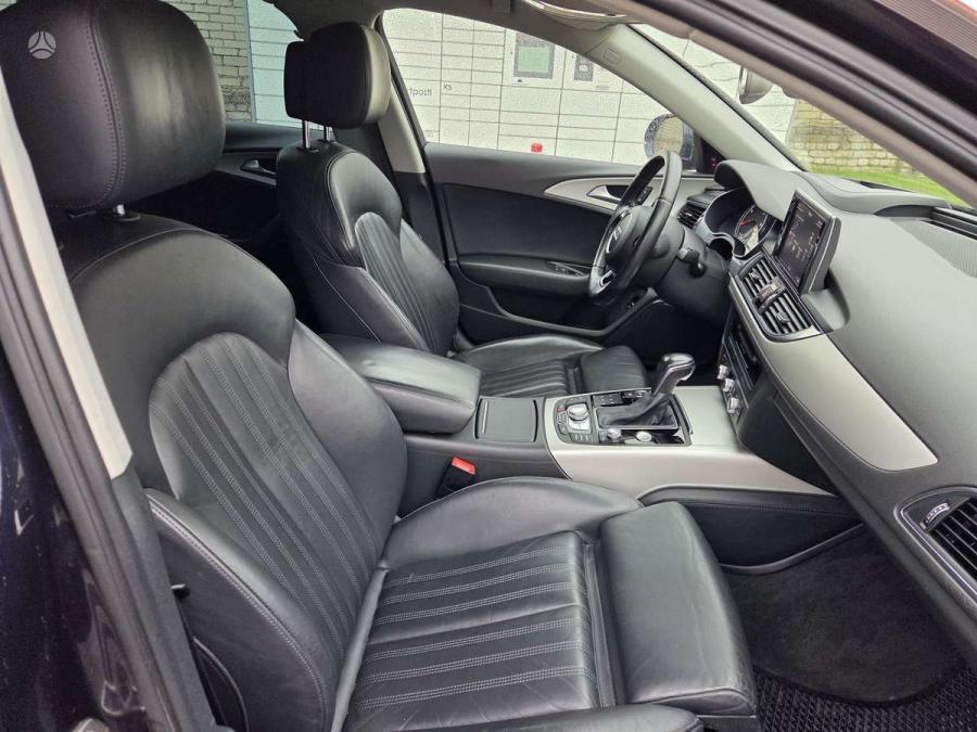 Blue Audi A6 2015 in Kaunas, with an engine capacity of 1.97 L and mileage of 271 thousand km for 14500 €, photo 15 on AUTOMOTO.COM.LV