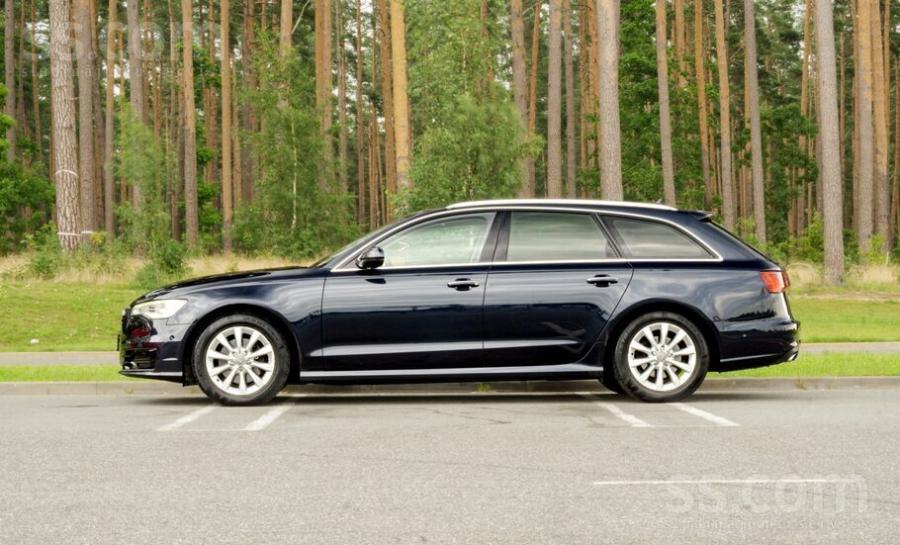 Blue Audi A6 2015 in Riga, with an engine capacity of 2.00 L and mileage of 260 thousand km for 11990 €, photo 6 on AUTOMOTO.COM.LV