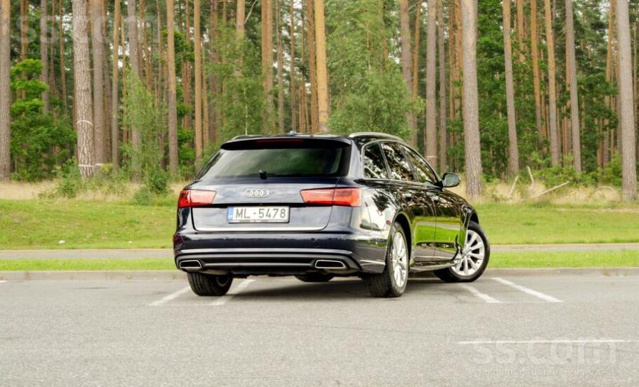 Blue Audi A6 2015 in Riga, with an engine capacity of 2.00 L and mileage of 260 thousand km for 11990 €, photo 7 on AUTOMOTO.COM.LV