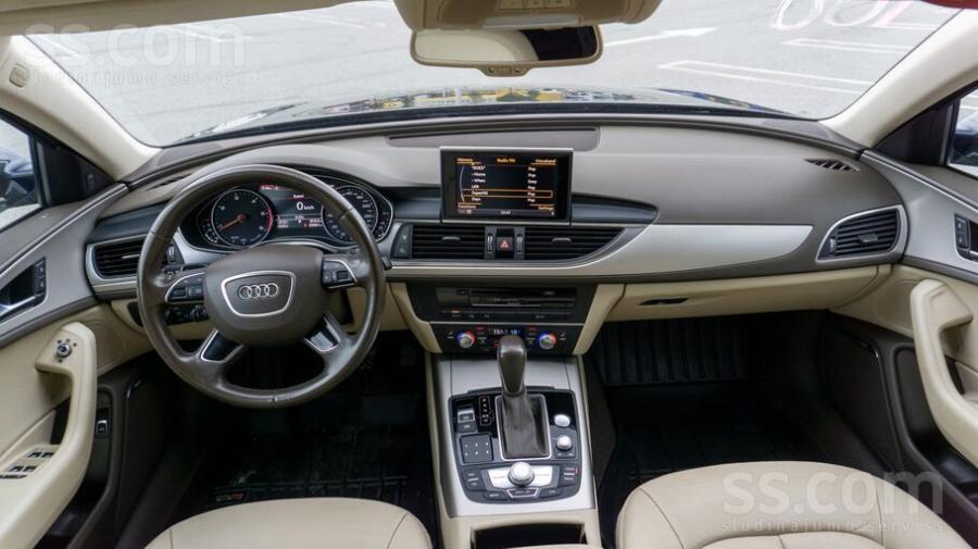 Blue Audi A6 2015 in Riga, with an engine capacity of 2.00 L and mileage of 260 thousand km for 11990 €, photo 13 on AUTOMOTO.COM.LV