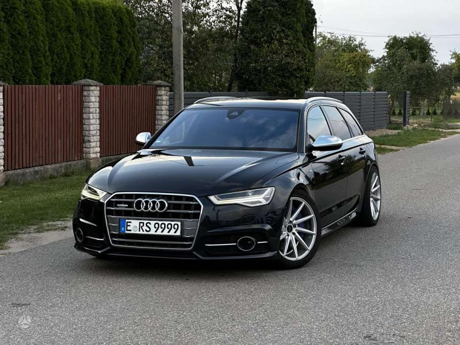 Blue Audi A6 2015 in Vilnius, with an engine capacity of 2.97 L and mileage of 220 thousand km for 17999 €, photo 1 on AUTOMOTO.COM.LV