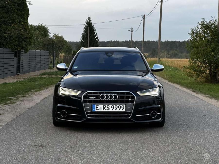Blue Audi A6 2015 in Vilnius, with an engine capacity of 2.97 L and mileage of 220 thousand km for 17999 €, photo 23 on AUTOMOTO.COM.LV