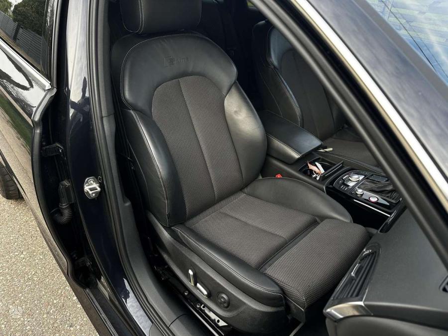 Blue Audi A6 2015 in Vilnius, with an engine capacity of 2.97 L and mileage of 220 thousand km for 17999 €, photo 31 on AUTOMOTO.COM.LV
