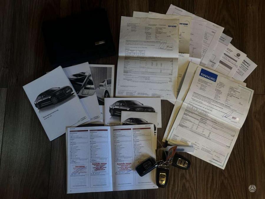 Blue Audi A6 2015 in Vilnius, with an engine capacity of 2.97 L and mileage of 220 thousand km for 17999 €, photo 105 on AUTOMOTO.COM.LV
