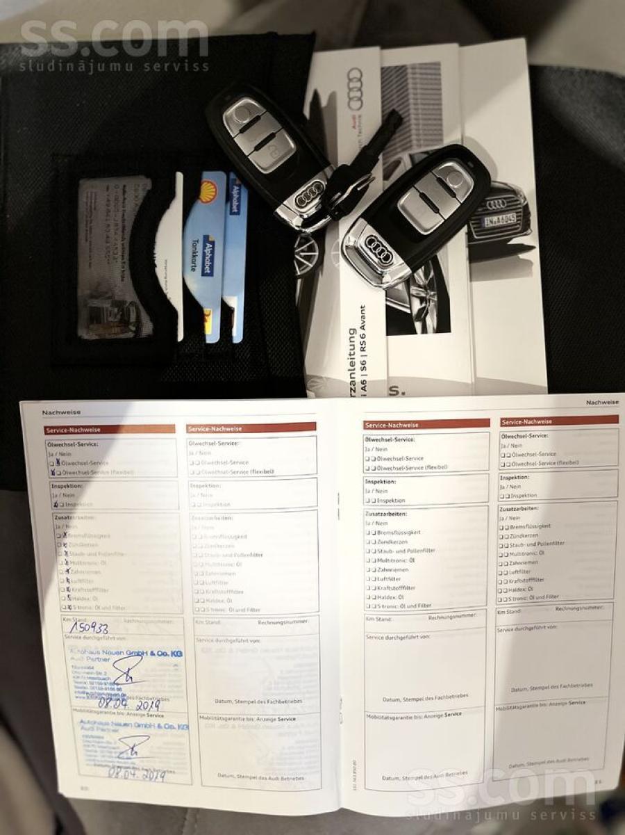 Blue Audi A6 2015 in Riga, with an engine capacity of 2.00 L and mileage of 330 thousand km for 10500 €, photo 7 on AUTOMOTO.COM.LV