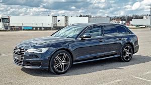 Blue Audi A6 2015 in Vilnius, with an engine capacity of 2.00 L and mileage of 333 thousand km for 9900 €, photo 11 on AUTOMOTO.COM.LV