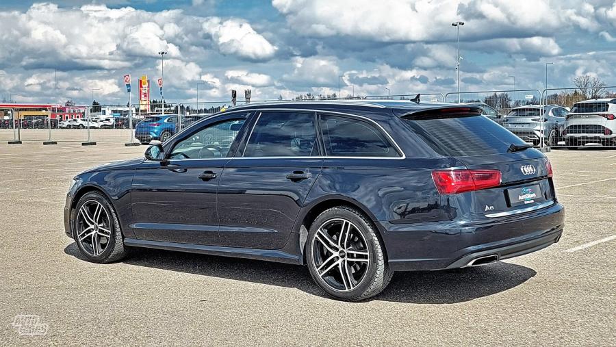 Blue Audi A6 2015 in Vilnius, with an engine capacity of 2.00 L and mileage of 333 thousand km for 9900 €, photo 12 on AUTOMOTO.COM.LV