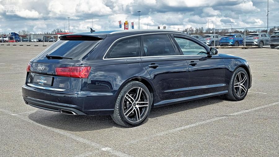Blue Audi A6 2015 in Vilnius, with an engine capacity of 2.00 L and mileage of 333 thousand km for 9900 €, photo 13 on AUTOMOTO.COM.LV