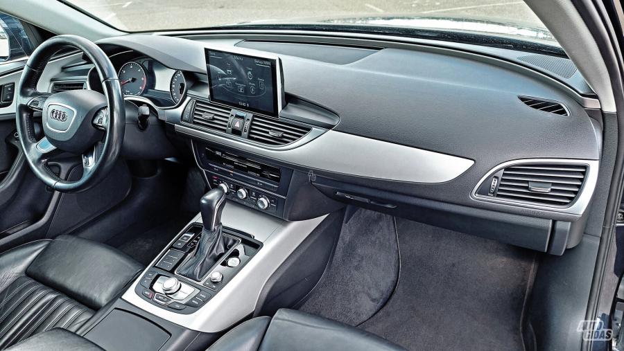 Blue Audi A6 2015 in Vilnius, with an engine capacity of 2.00 L and mileage of 333 thousand km for 9900 €, photo 20 on AUTOMOTO.COM.LV