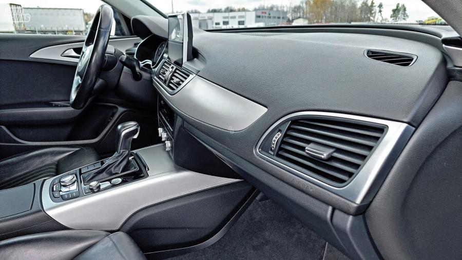 Blue Audi A6 2015 in Vilnius, with an engine capacity of 2.00 L and mileage of 333 thousand km for 9900 €, photo 22 on AUTOMOTO.COM.LV