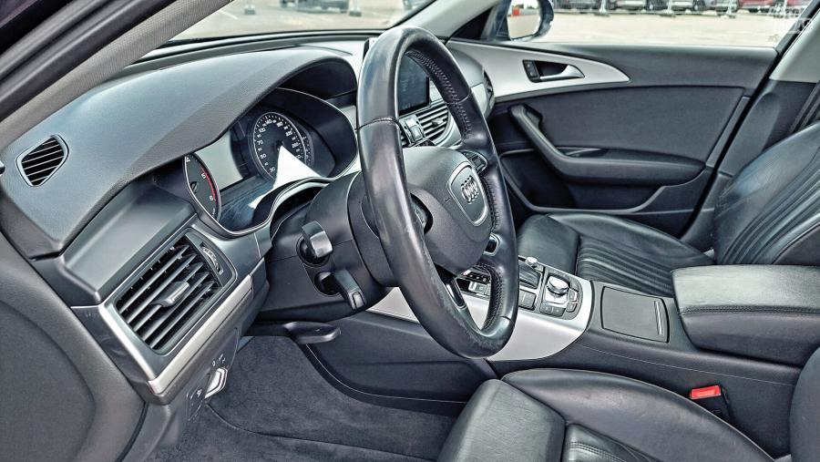 Blue Audi A6 2015 in Vilnius, with an engine capacity of 2.00 L and mileage of 333 thousand km for 9900 €, photo 24 on AUTOMOTO.COM.LV