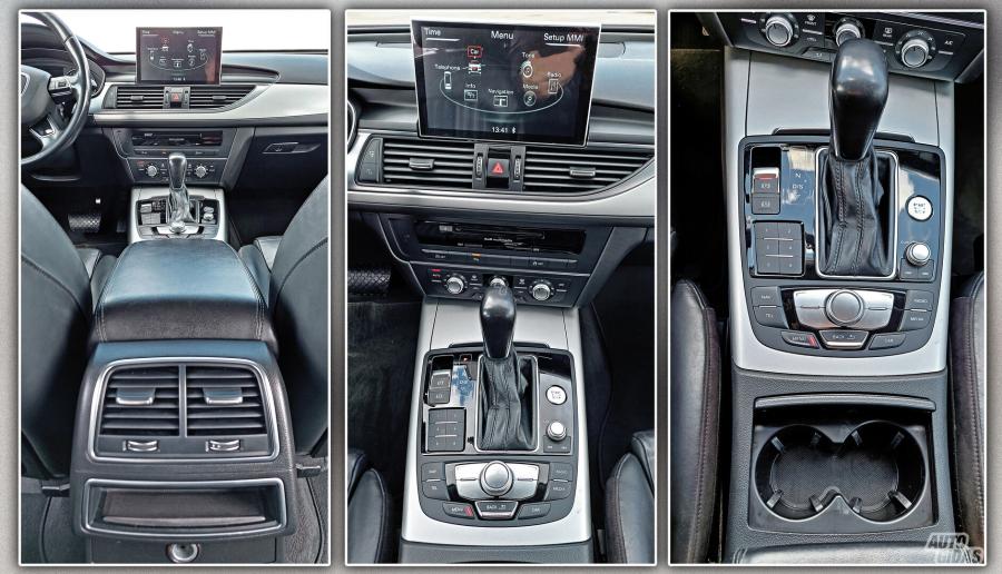 Blue Audi A6 2015 in Vilnius, with an engine capacity of 2.00 L and mileage of 333 thousand km for 9900 €, photo 26 on AUTOMOTO.COM.LV