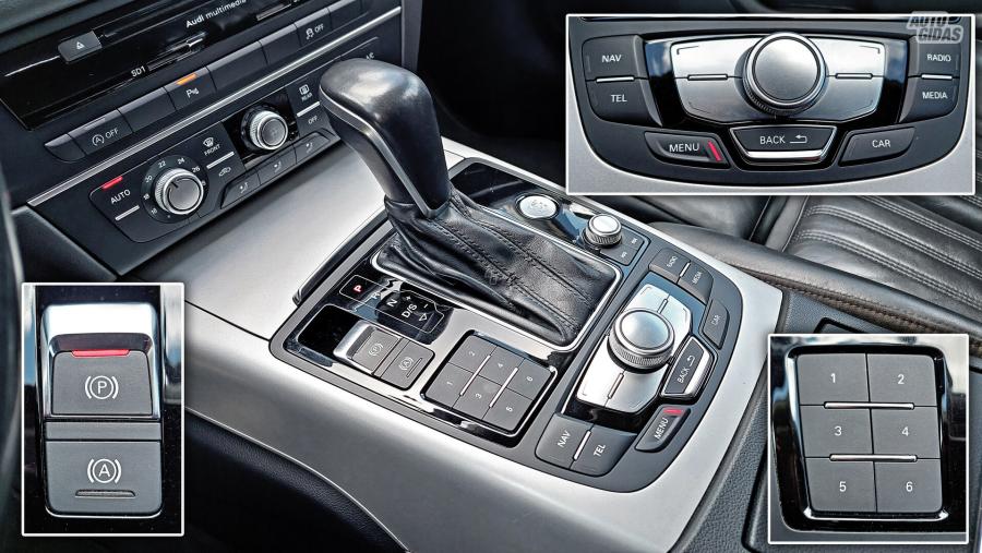 Blue Audi A6 2015 in Vilnius, with an engine capacity of 2.00 L and mileage of 333 thousand km for 9900 €, photo 30 on AUTOMOTO.COM.LV
