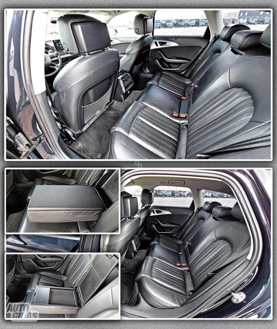 Blue Audi A6 2015 in Vilnius, with an engine capacity of 2.00 L and mileage of 333 thousand km for 9900 €, photo 33 on AUTOMOTO.COM.LV