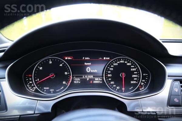 Blue Audi A6 2016 in Riga, with an engine capacity of 3.00 L and mileage of 240 thousand km for 18750 €, photo 11 on AUTOMOTO.COM.LV