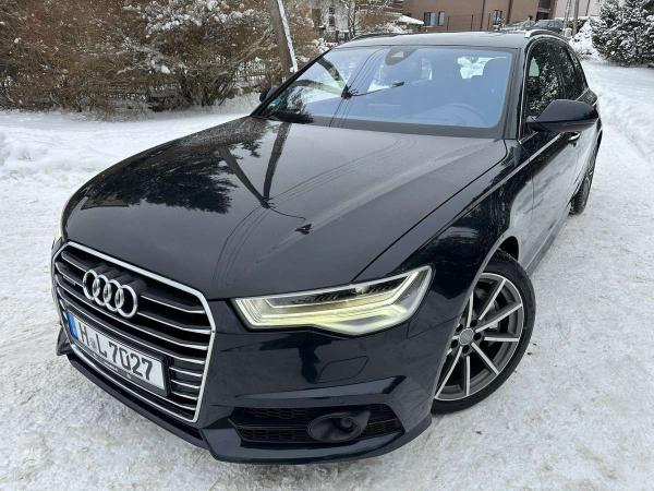 Blue Audi A6 2016 in Vilnius, with an engine capacity of 2.97 L and mileage of 262 thousand km for 17700 €, photo 1 on AUTOMOTO.COM.LV