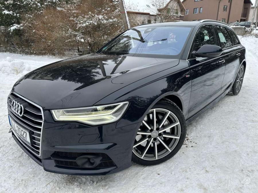 Blue Audi A6 2016 in Vilnius, with an engine capacity of 2.97 L and mileage of 262 thousand km for 17700 €, photo 2 on AUTOMOTO.COM.LV