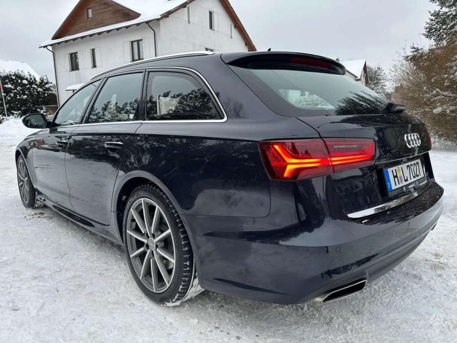 Blue Audi A6 2016 in Vilnius, with an engine capacity of 2.97 L and mileage of 262 thousand km for 17700 €, photo 12 on AUTOMOTO.COM.LV