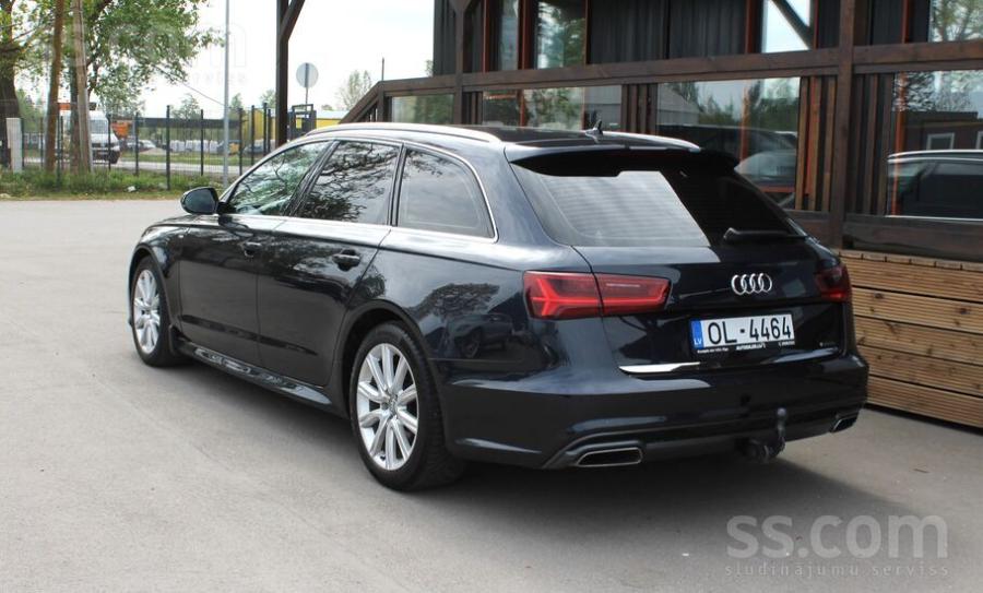 Blue Audi A6 2016 in Riga, with an engine capacity of 2.00 L and mileage of 0 thousand km for 11900 €, photo 7 on AUTOMOTO.COM.LV