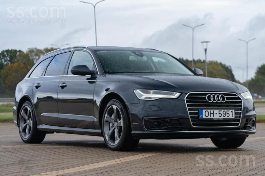 Blue Audi A6 2016 in Jelgava, with an engine capacity of 3.00 L and mileage of 168 thousand km for 14500 €, photo 1 on AUTOMOTO.COM.LV