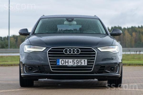 Blue Audi A6 2016 in Jelgava, with an engine capacity of 3.00 L and mileage of 168 thousand km for 13900 €, photo 3 on AUTOMOTO.COM.LV