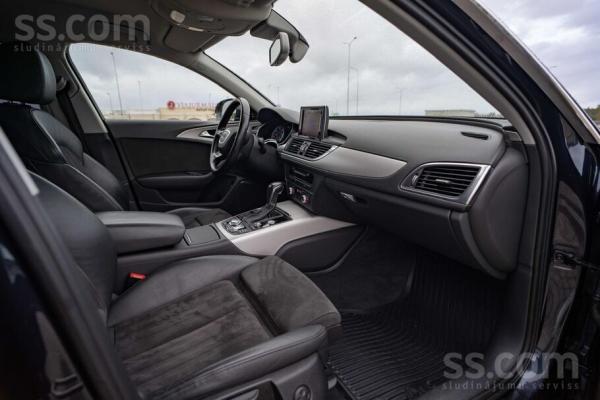 Blue Audi A6 2016 in Jelgava, with an engine capacity of 3.00 L and mileage of 168 thousand km for 13900 €, photo 6 on AUTOMOTO.COM.LV