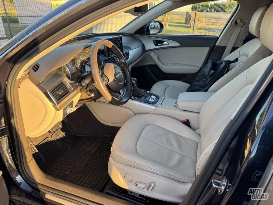 Blue Audi A6 2016 in Taurage, with an engine capacity of 2.00 L and mileage of 261 thousand km for 10900 €, photo 10 on AUTOMOTO.COM.LV