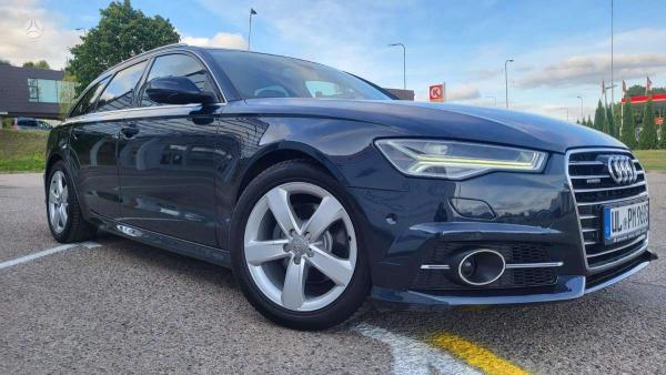 Blue Audi A6 2016 in Jonava, with an engine capacity of 1.97 L and mileage of 275 thousand km for 13900 €, photo 4 on AUTOMOTO.COM.LV