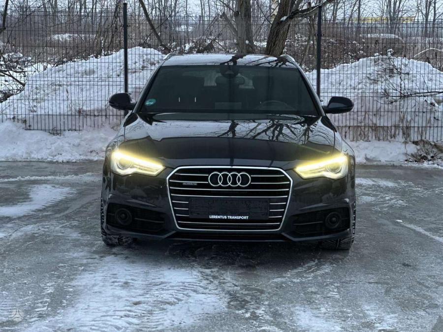 Blue Audi A6 2017 in Vilnius, with an engine capacity of 2.97 L and mileage of 195 thousand km for 14490 €, photo 2 on AUTOMOTO.COM.LV