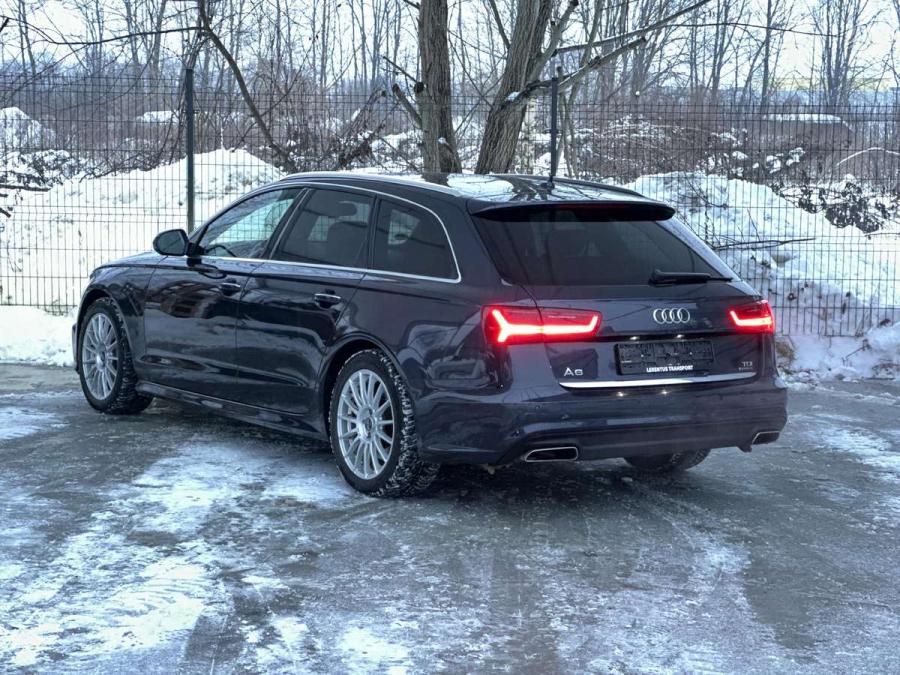Blue Audi A6 2017 in Vilnius, with an engine capacity of 2.97 L and mileage of 195 thousand km for 14490 €, photo 7 on AUTOMOTO.COM.LV
