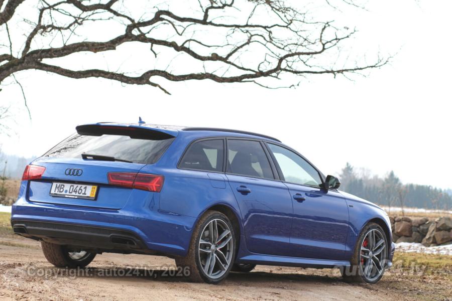 Blue Audi A6 2017 in Tallinn, with an engine capacity of 3.00 L and mileage of 244 thousand km for 25499 €, photo 5 on AUTOMOTO.COM.LV