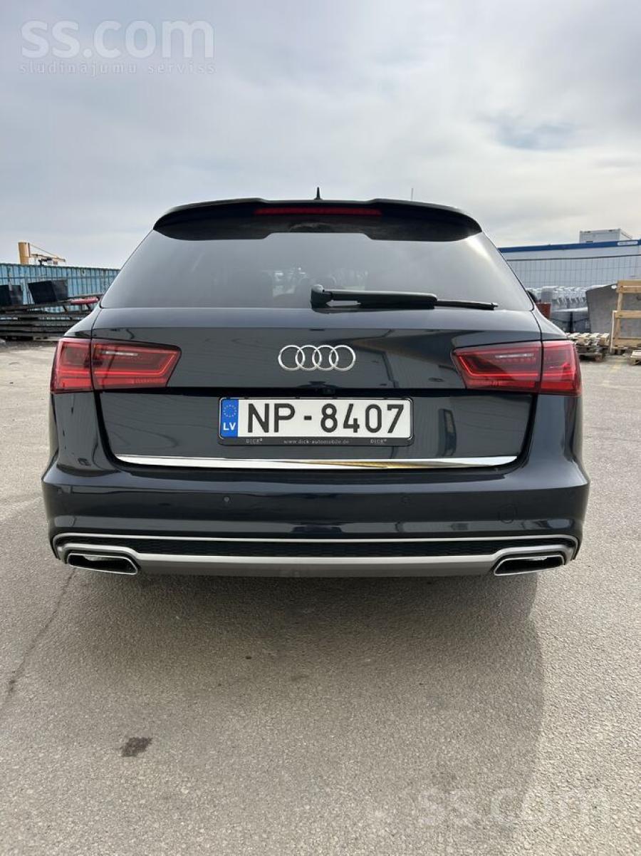 Blue Audi A6 2017 in Riga, with an engine capacity of 2.00 L and mileage of 200 thousand km for 17500 €, photo 6 on AUTOMOTO.COM.LV