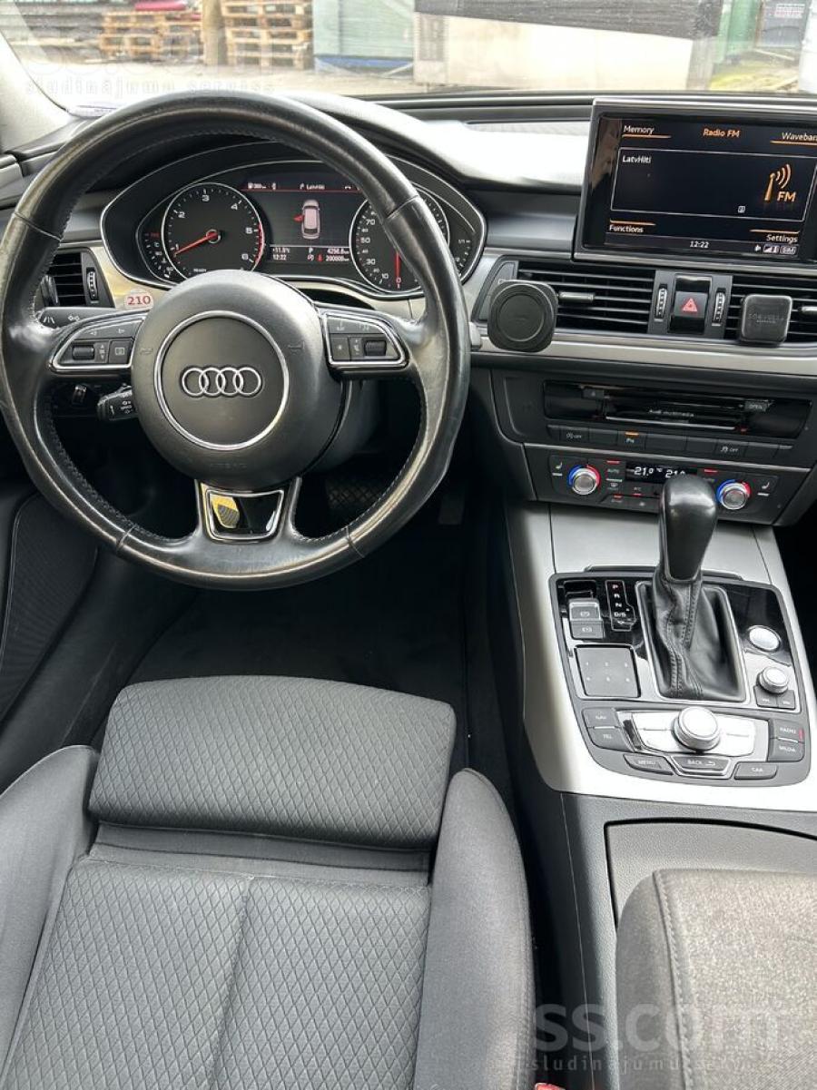 Blue Audi A6 2017 in Riga, with an engine capacity of 2.00 L and mileage of 200 thousand km for 17500 €, photo 10 on AUTOMOTO.COM.LV