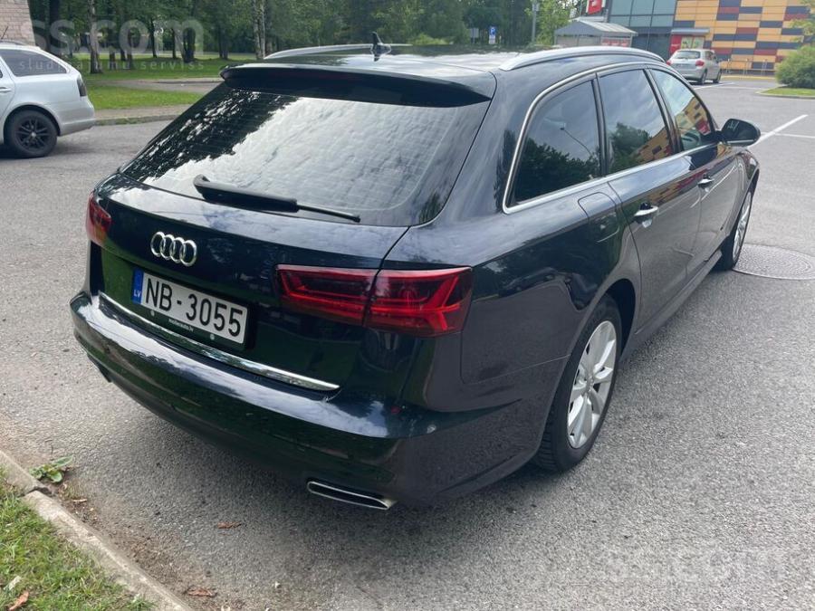 Blue Audi A6 2017 in Riga, with an engine capacity of 2.00 L and mileage of 178 thousand km for 15800 €, photo 7 on AUTOMOTO.COM.LV
