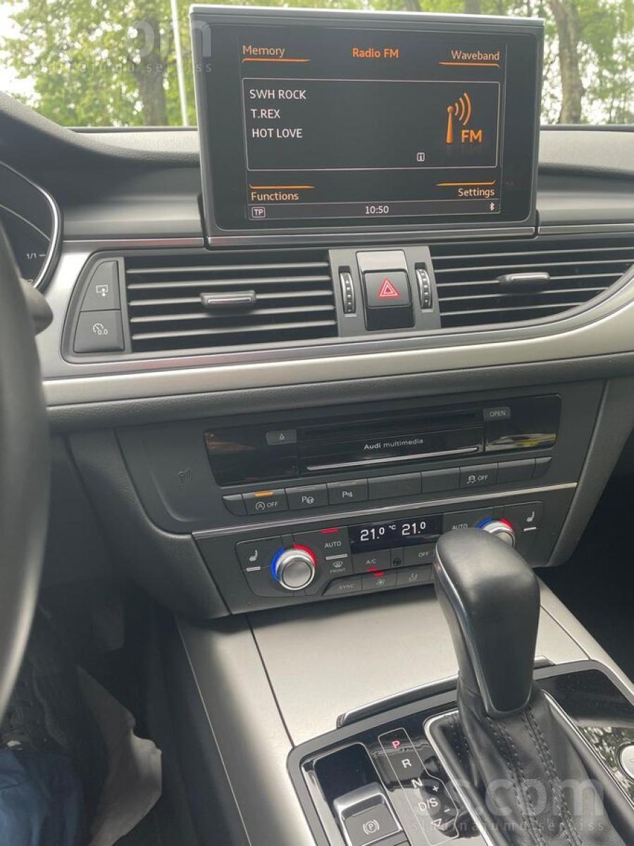Blue Audi A6 2017 in Riga, with an engine capacity of 2.00 L and mileage of 178 thousand km for 15800 €, photo 18 on AUTOMOTO.COM.LV