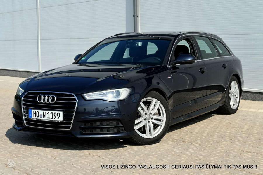 Blue Audi A6 2017 in Kretinga, with an engine capacity of 2.97 L and mileage of 325 thousand km for 12499 €, photo 4 on AUTOMOTO.COM.LV