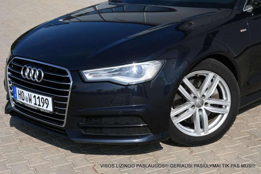 Blue Audi A6 2017 in Kretinga, with an engine capacity of 2.97 L and mileage of 325 thousand km for 12499 €, photo 5 on AUTOMOTO.COM.LV