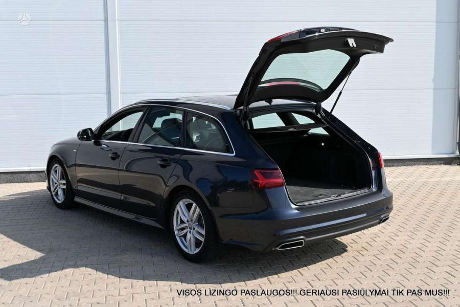 Blue Audi A6 2017 in Kretinga, with an engine capacity of 2.97 L and mileage of 325 thousand km for 12499 €, photo 13 on AUTOMOTO.COM.LV