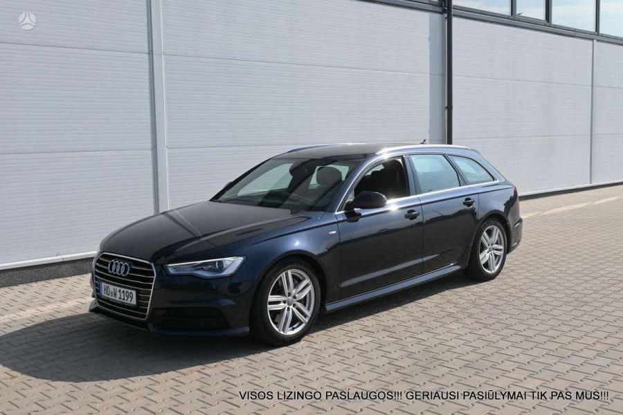 Blue Audi A6 2017 in Kretinga, with an engine capacity of 2.97 L and mileage of 325 thousand km for 12499 €, photo 15 on AUTOMOTO.COM.LV