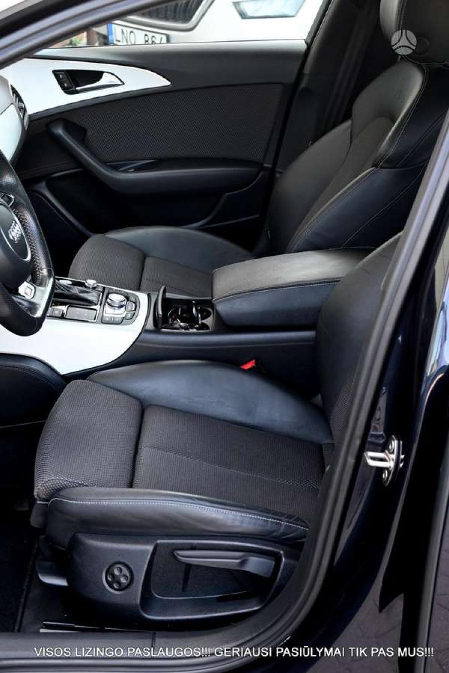 Blue Audi A6 2017 in Kretinga, with an engine capacity of 2.97 L and mileage of 325 thousand km for 12499 €, photo 19 on AUTOMOTO.COM.LV