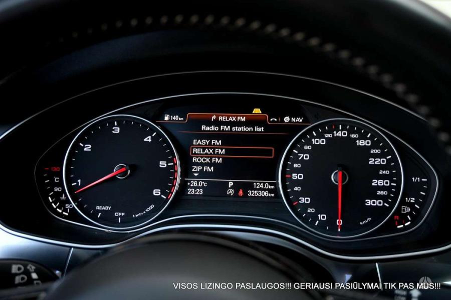 Blue Audi A6 2017 in Kretinga, with an engine capacity of 2.97 L and mileage of 325 thousand km for 12499 €, photo 39 on AUTOMOTO.COM.LV