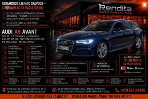 Blue Audi A6 2017 in Kretinga, with an engine capacity of 2.97 L and mileage of 325 thousand km for 12499 €, photo 42 on AUTOMOTO.COM.LV