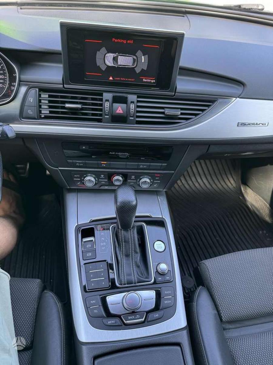Blue Audi A6 2017 in Kaunas, with an engine capacity of 1.97 L and mileage of 289 thousand km for 12800 €, photo 30 on AUTOMOTO.COM.LV