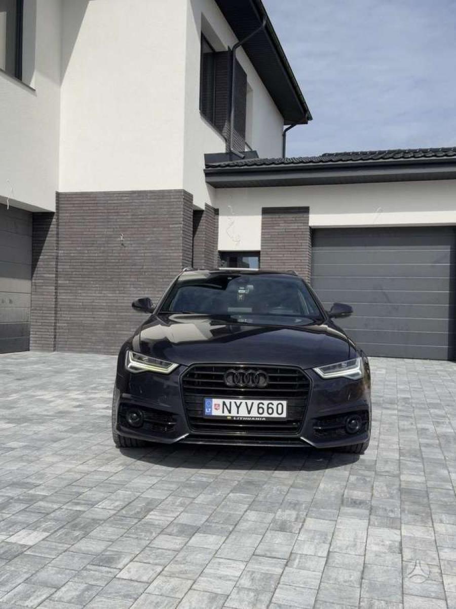 Blue Audi A6 2017 in Vilnius, with an engine capacity of 2.97 L and mileage of 320 thousand km for 15200 €, photo 4 on AUTOMOTO.COM.LV