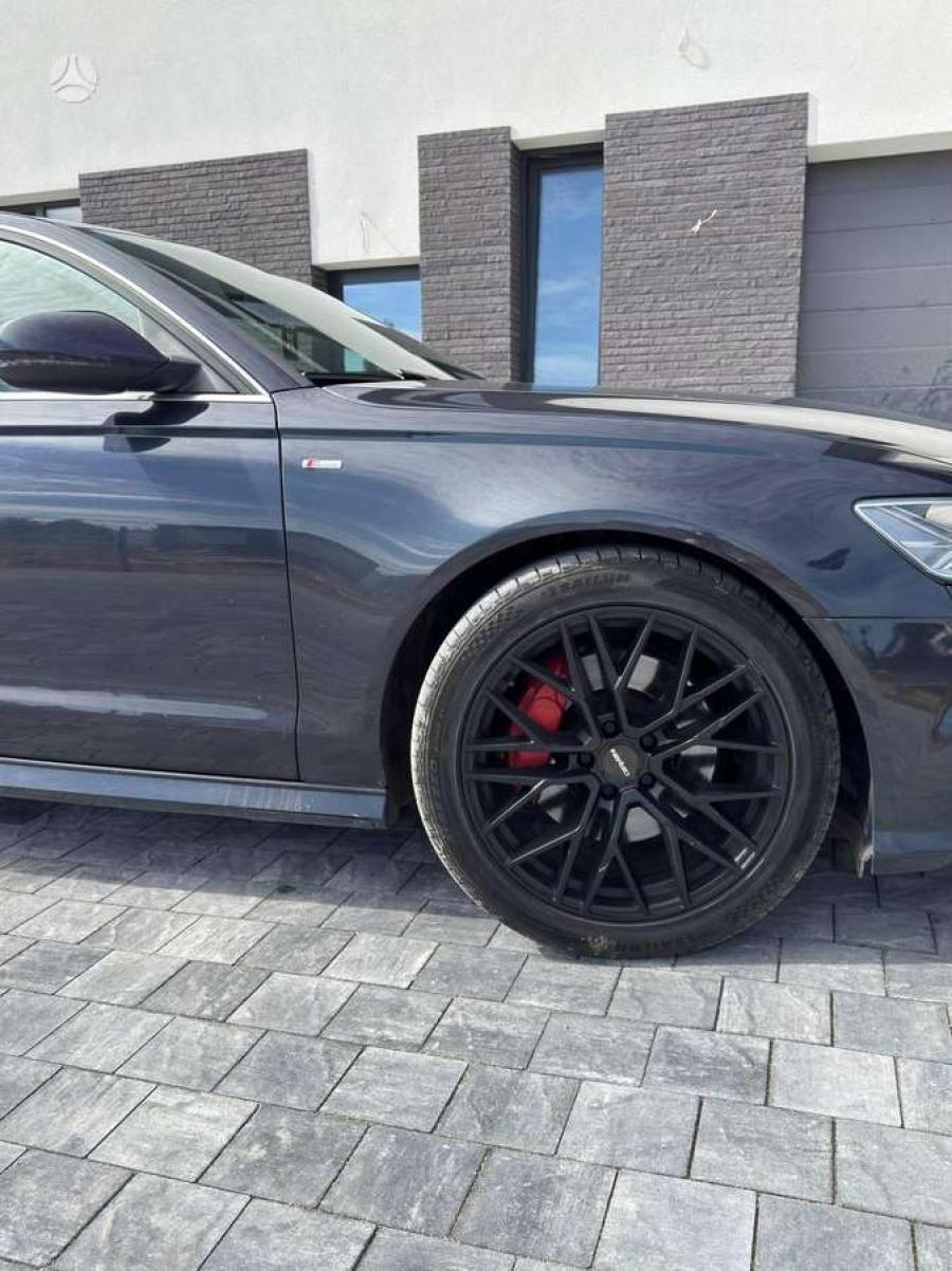 Blue Audi A6 2017 in Vilnius, with an engine capacity of 2.97 L and mileage of 320 thousand km for 15200 €, photo 5 on AUTOMOTO.COM.LV