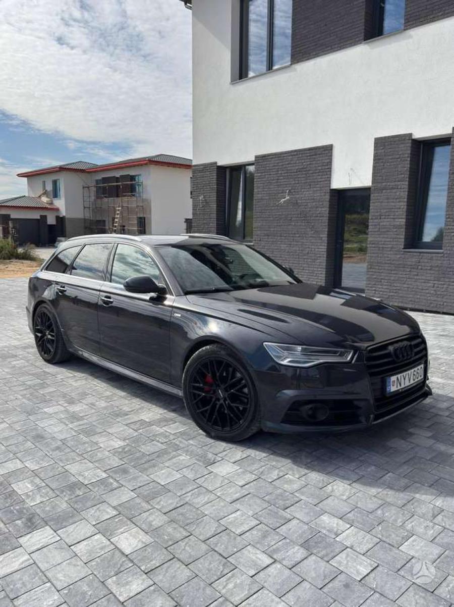 Blue Audi A6 2017 in Vilnius, with an engine capacity of 2.97 L and mileage of 320 thousand km for 15200 €, photo 7 on AUTOMOTO.COM.LV